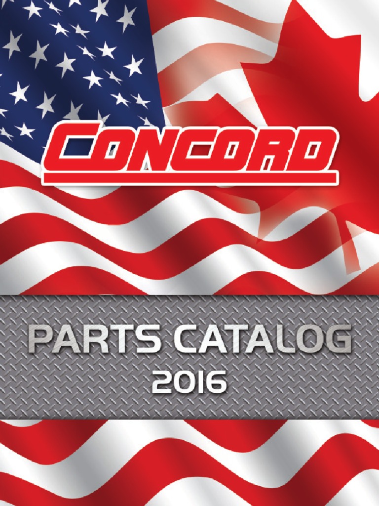 Concord Parts Catalog 2016 | PDF | Pump | Machines