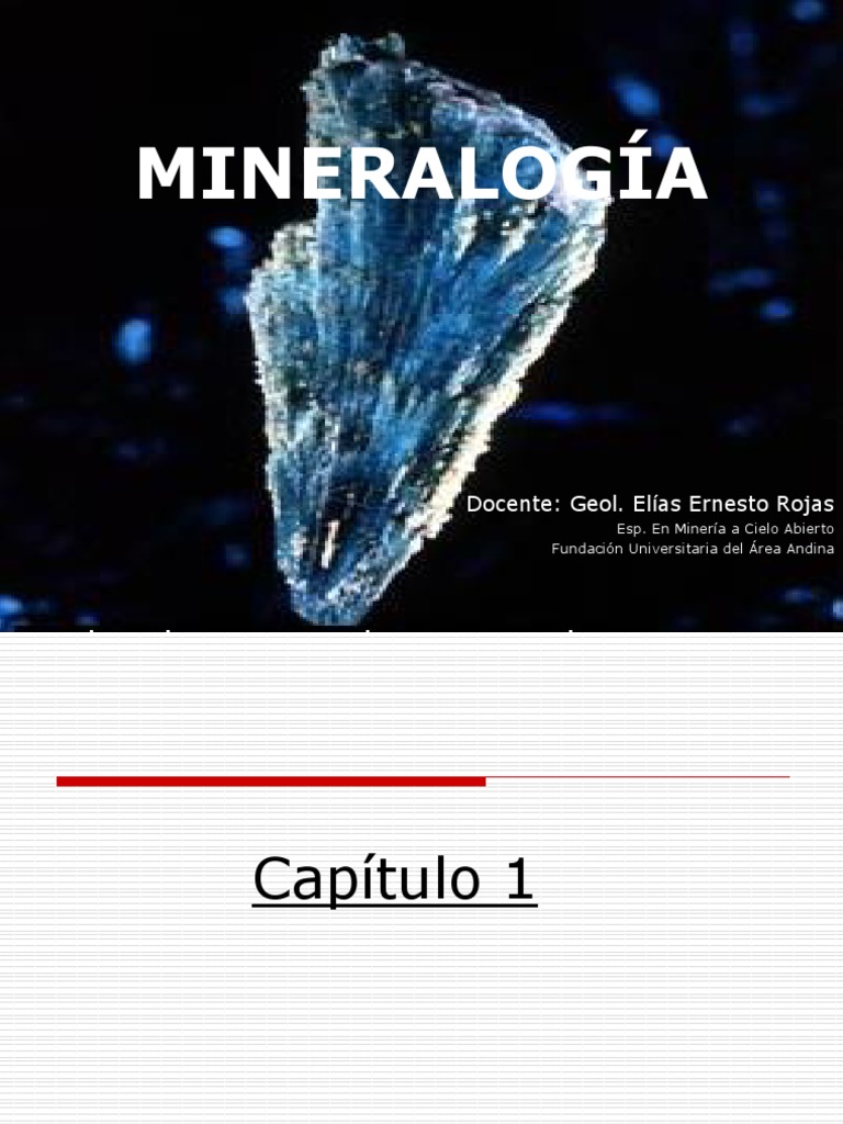 Mineralogía | PDF | Mineralogía | Minerales