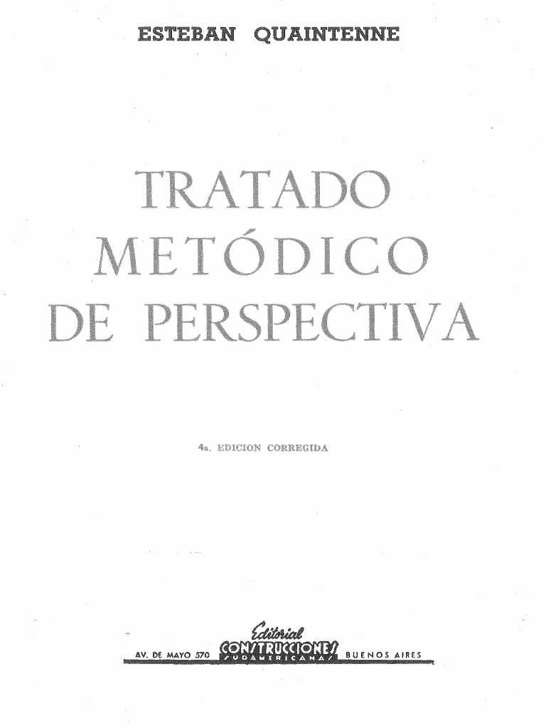 Tratado Metodico de Perspectiva PDF | PDF | Elipse | Perspectiva (Gráfica)