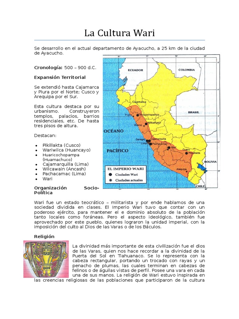 Ubicación de la Cultura Wari en Perú | PDF | Cultura (general)