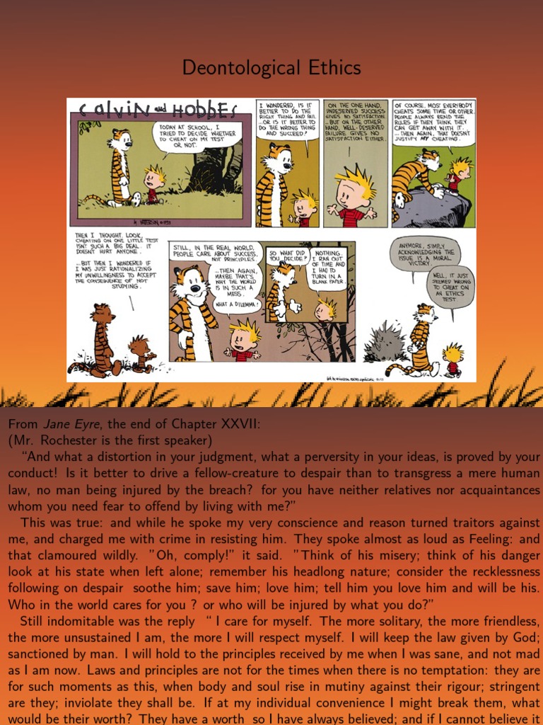 Deontological Ethics | PDF | Autonomy | Immanuel Kant