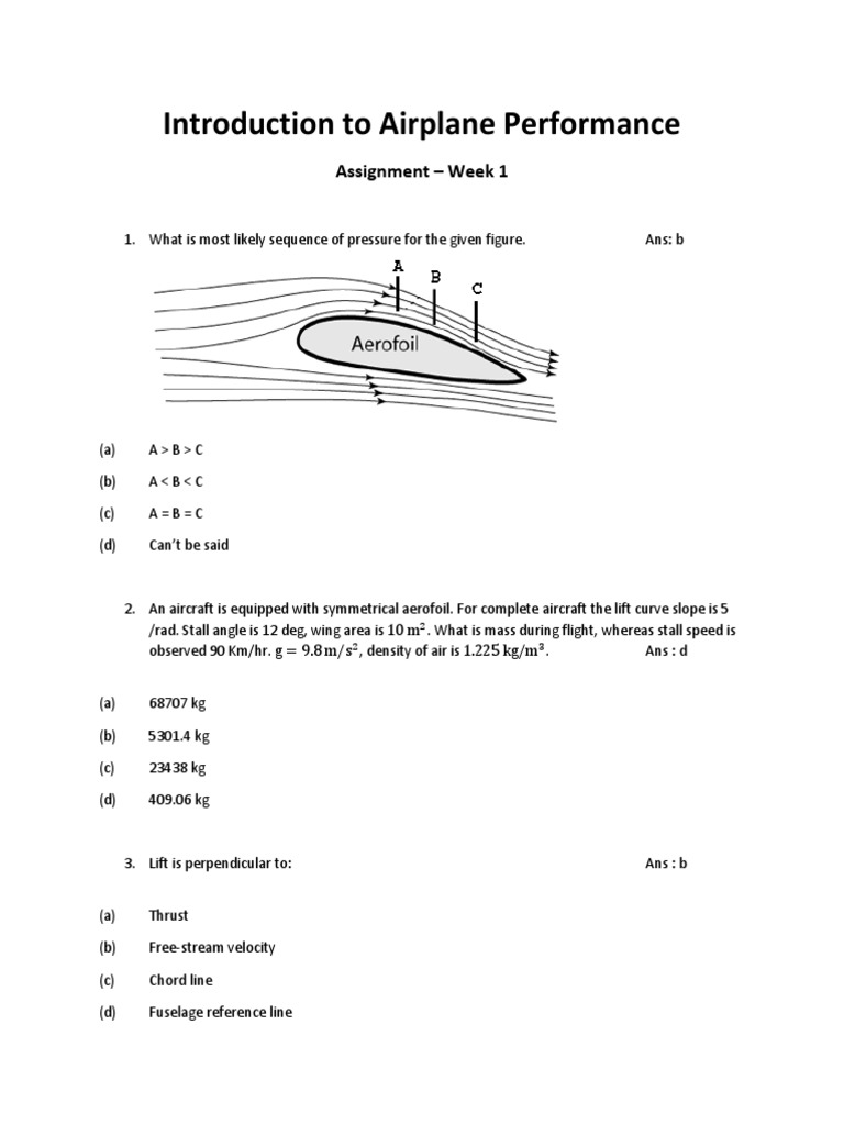 Airplane Performance Fundamentals | PDF | Drag (Physics) | Flight ...