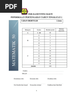 Ujian 1 Matematik Tingkatan 4 2020 | PDF