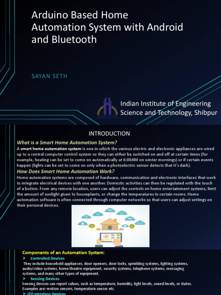 Arduino Based Home Automation System With Android and Bluetooth | PDF ...