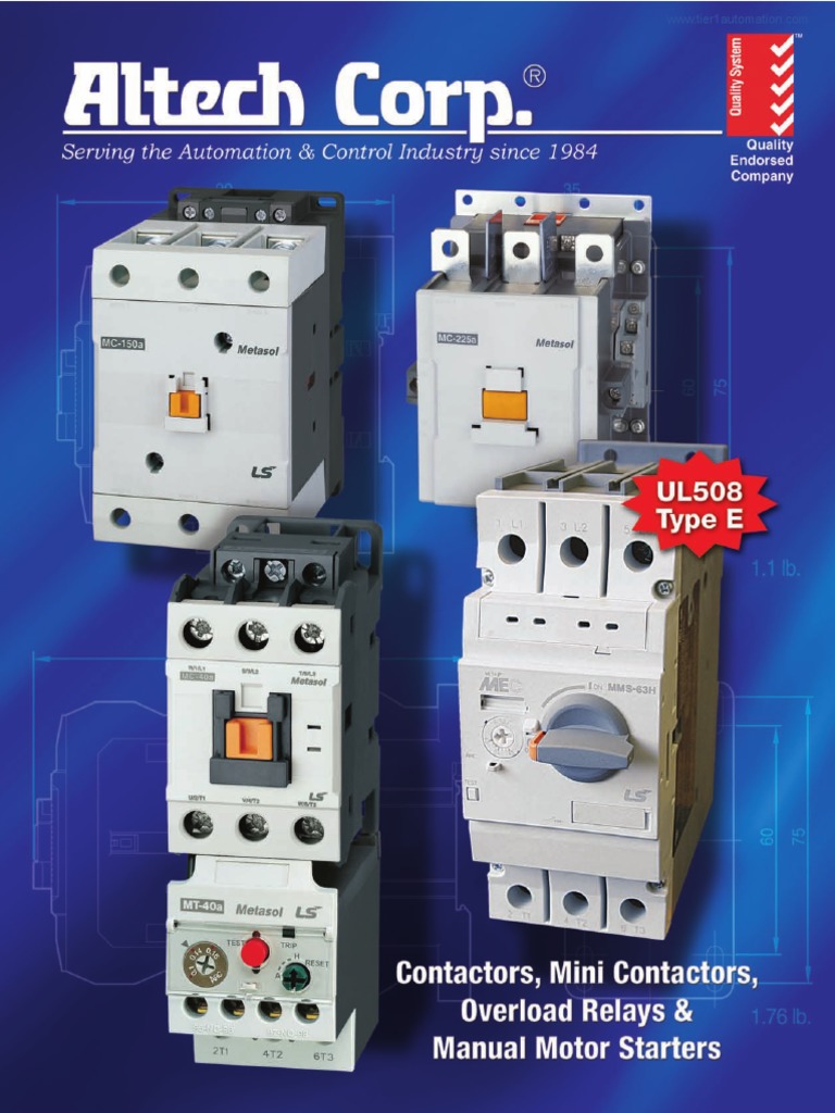 Altech ContactorsandOverload Relays PDF | PDF | Mains Electricity ...