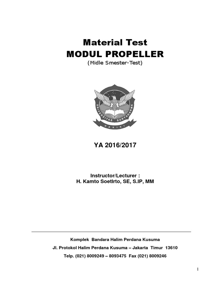 Test Propeller English | PDF | Aircraft | Flight