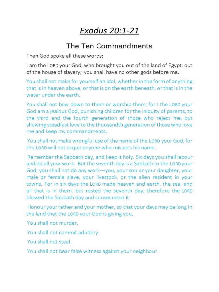 Lesson 18 Godly Play Script | PDF | Biblical Sabbath | Ten Commandments