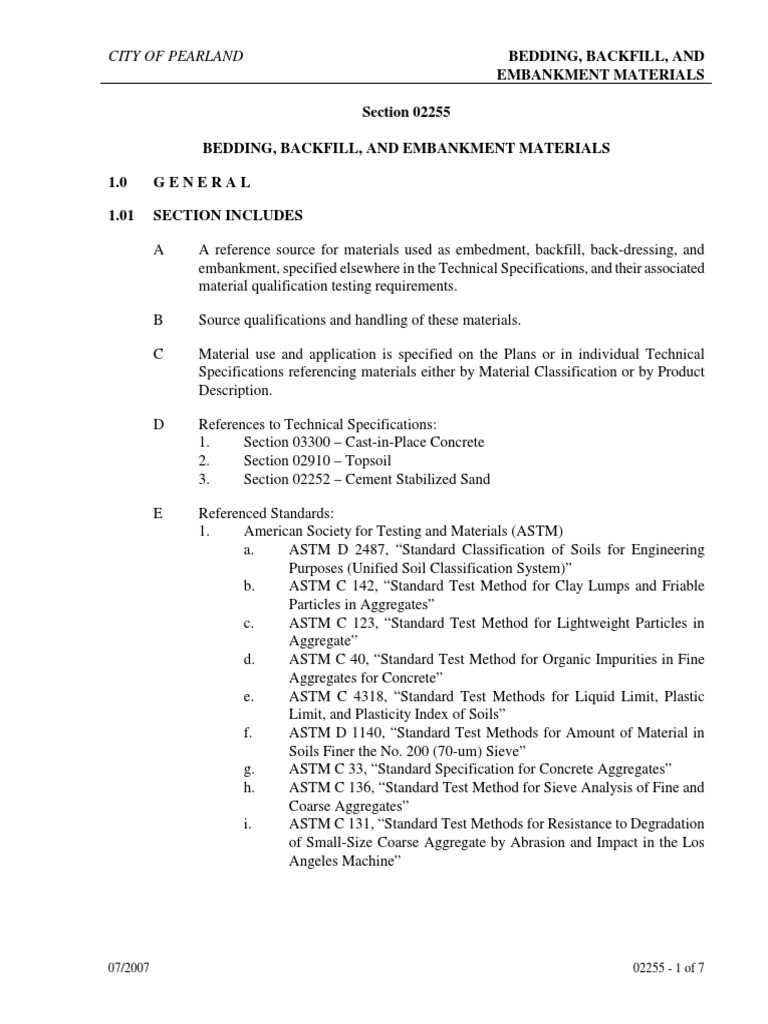 Backfill Material | PDF | Construction Aggregate | Concrete