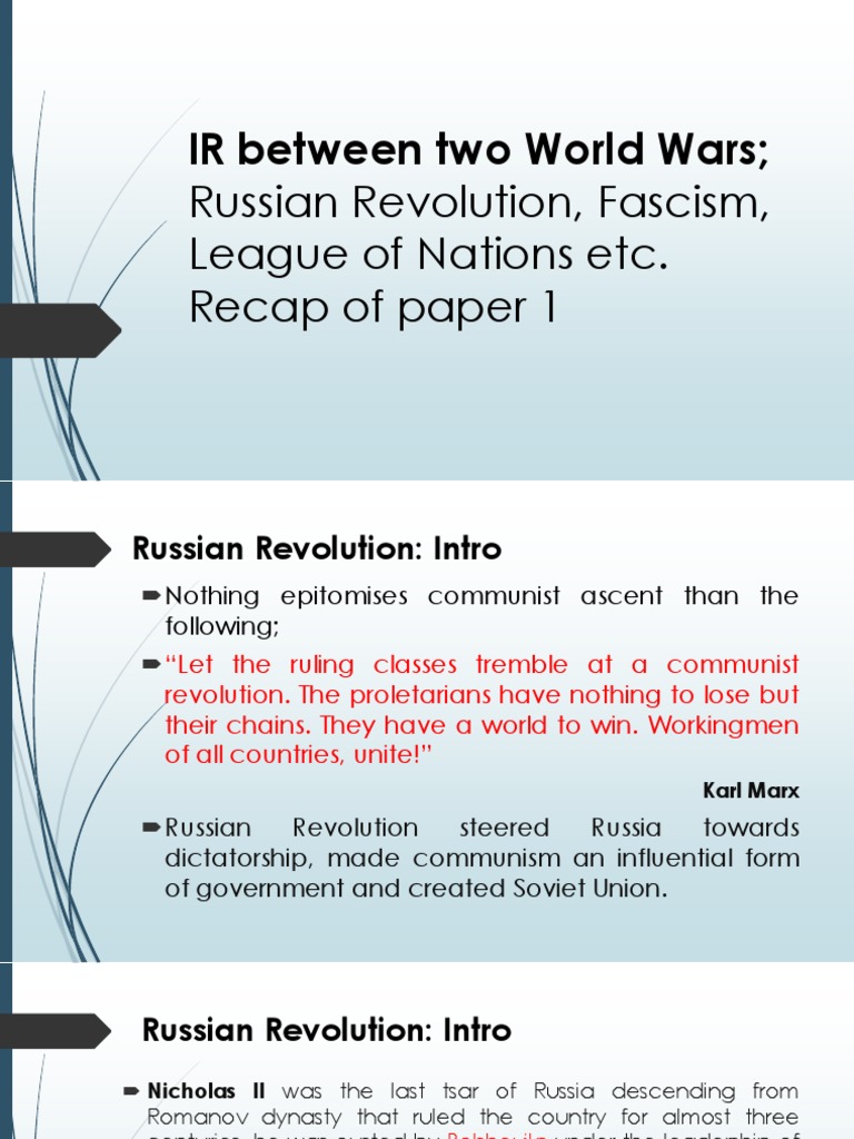Ineffective Political Reforms Under Lenin | PDF | Russian Revolution ...