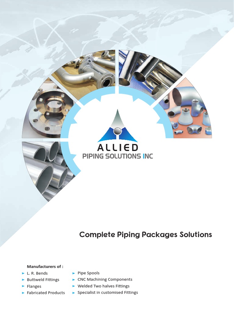 Allied Piping Solutions Overview | PDF | Pipe (Fluid Conveyance) | Alloy
