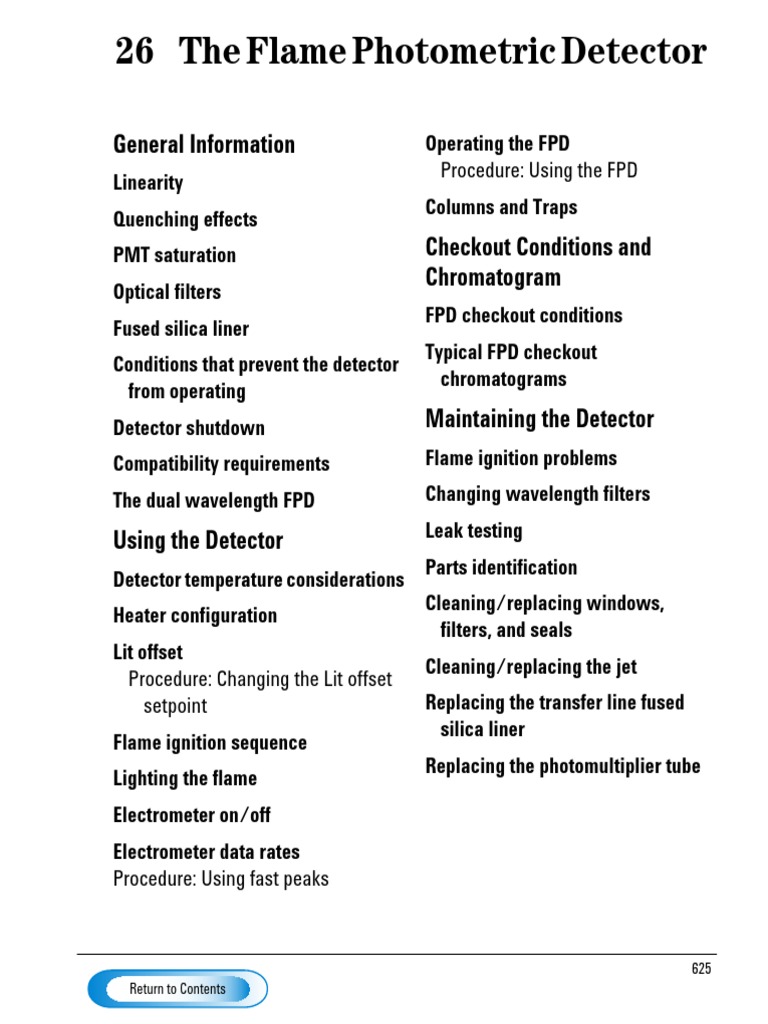 The Flame Photometric Detector | PDF | Gas Chromatography | Vacuum Tube