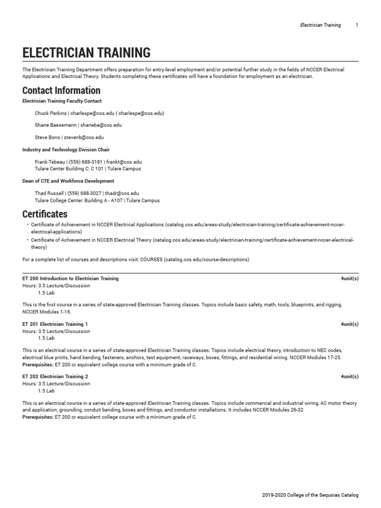 Electrician Training PDF | PDF | Electrician | Electrical Wiring