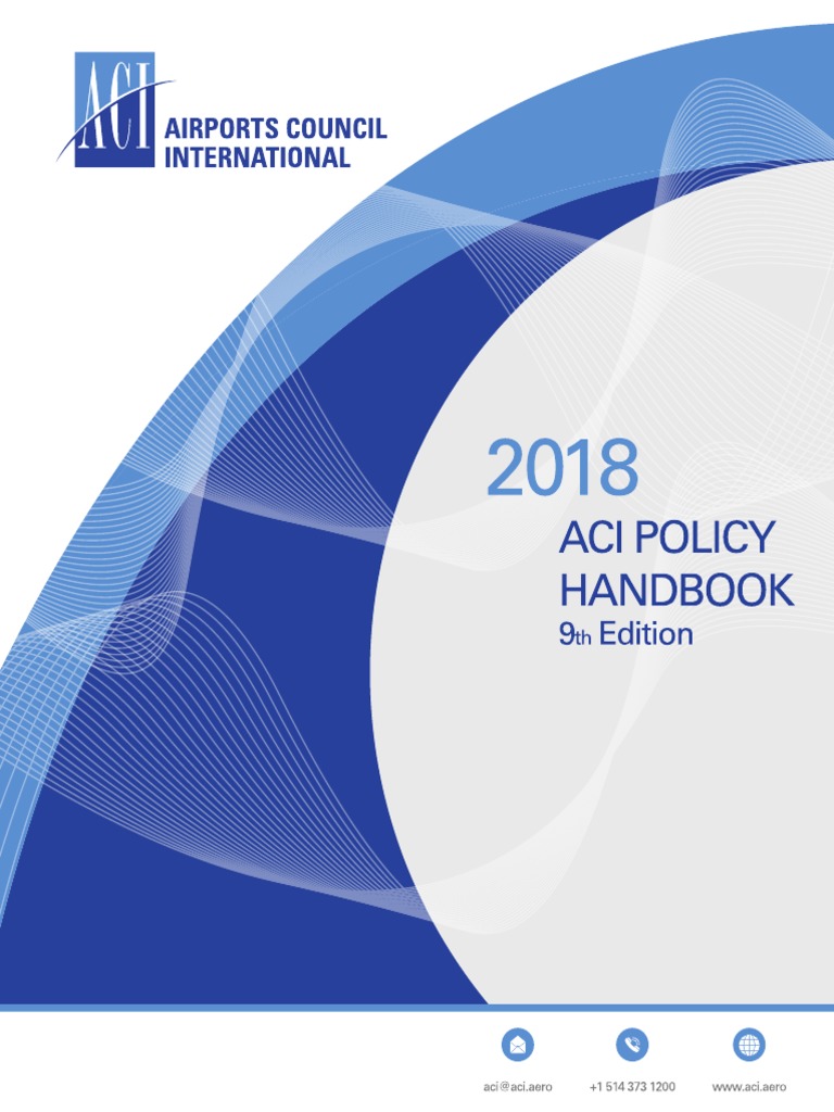 ACI Policy Handbook Jan 2018 FINAL PDF | PDF | Airport | Airlines