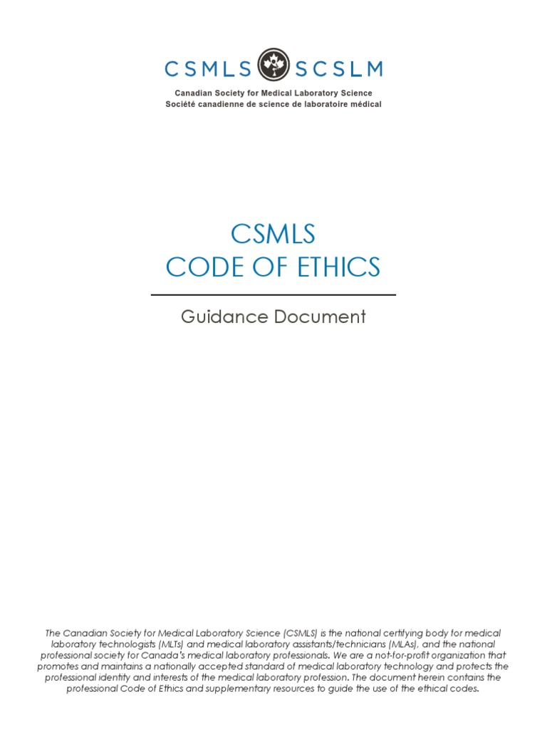 Code of Ethics Guidance Document | PDF | Medical Ethics | Gender