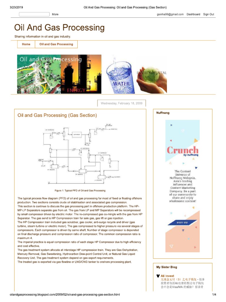 Typ PFD Oil Gas Process | PDF | Gases | Nature
