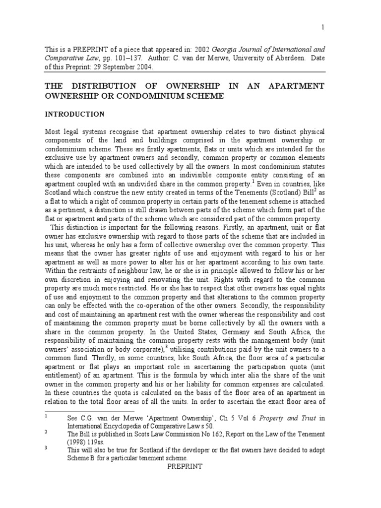 Strata | Download Free PDF | Condominium | Ownership