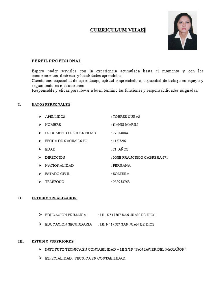 Guía para Elaborar un Currículum Vitae | PDF