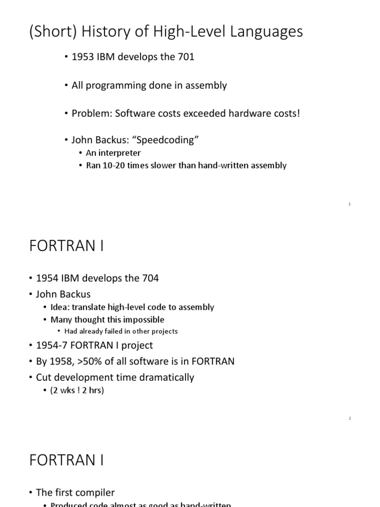 History of Compilers | PDF | Programming Language | Compiler