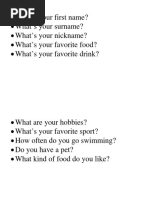 Trinity Questions Grade 5 | PDF