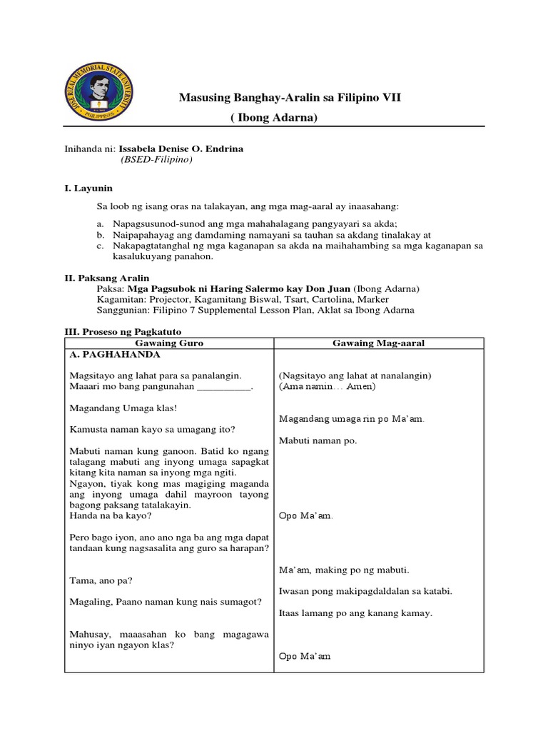 Ibong Adarna - Mga Pagsubok Ni Haring Salermo | PDF