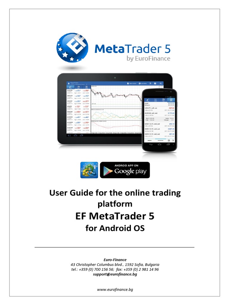 EF MT5 User Guide Android en Content Tablet | PDF | Order (Exchange ...