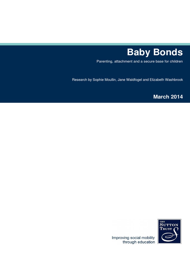 Baby Bonds Final PDF | PDF | Attachment Theory | Child Development