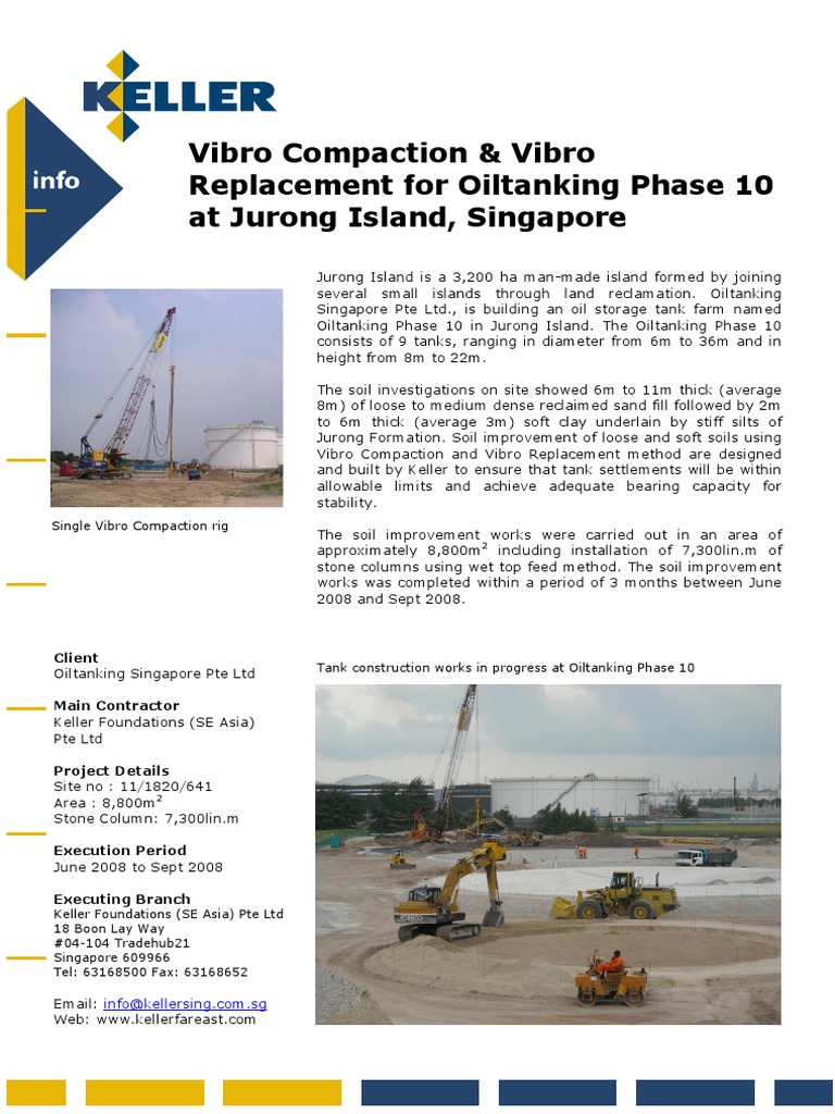 Vibro Compaction and Vibro Replacement Improve Loose and Soft Soils to ...