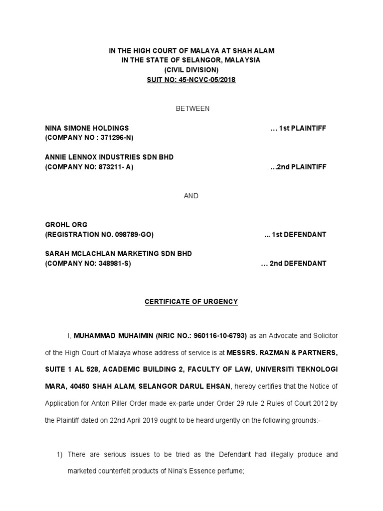 Certificate of Urgency | PDF | Civil Law (Common Law) | Government