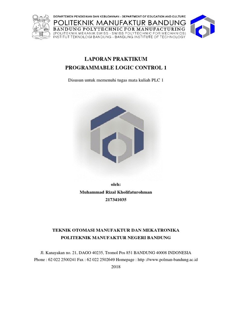 Dasar-Dasar Programmable Logic Controller | PDF