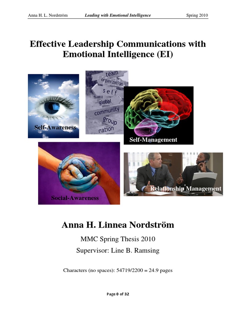 Leadership Communication Using EQ | Download Free PDF | Emotional ...