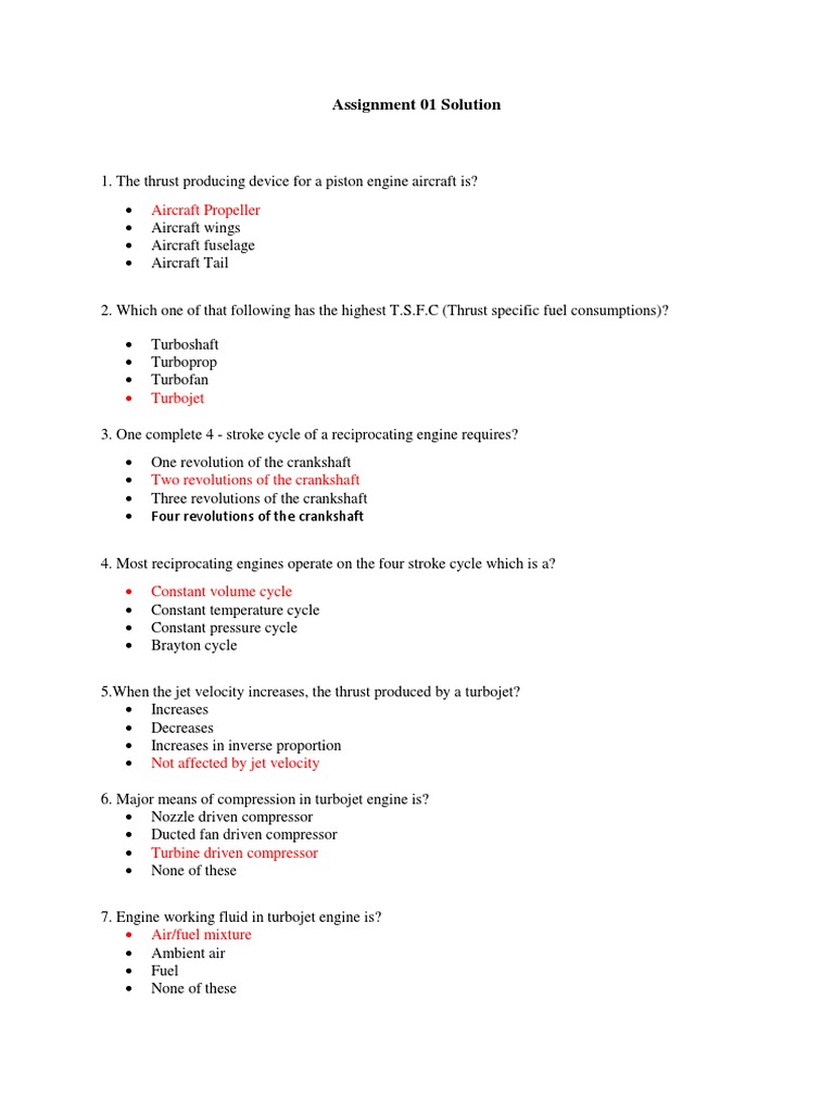 Assignment 01 Solution Pdf Pdf