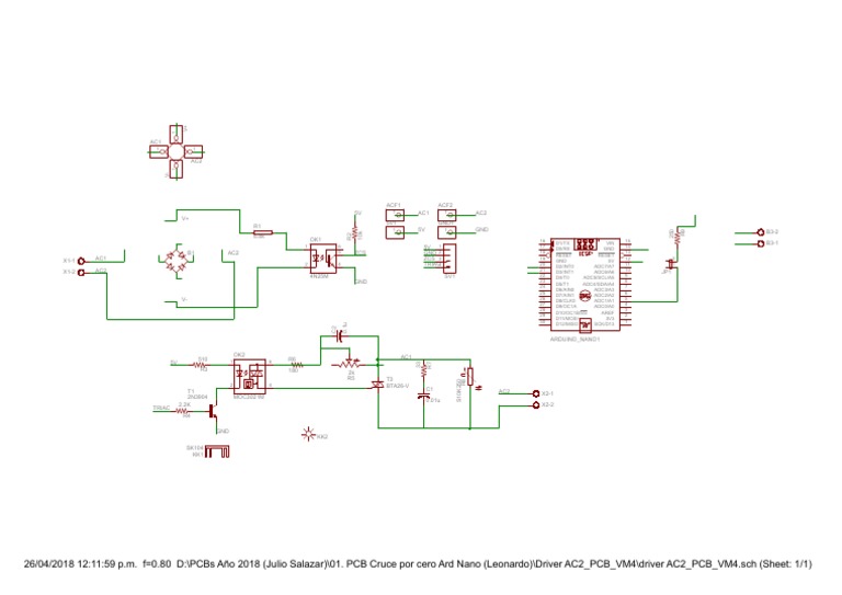 Schematic of an AC Phase Control Circuit Using an Arduino Nano ...