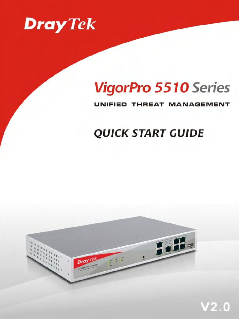 Vigorpro 5510 Quick Start Guide | PDF | World Wide Web | Internet & Web