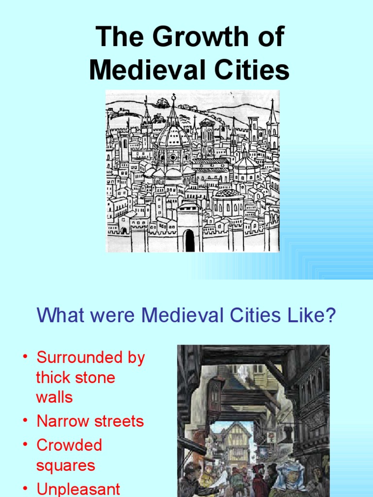 The Growth of Medieval Cities | PDF | Journeyman | Apprenticeship