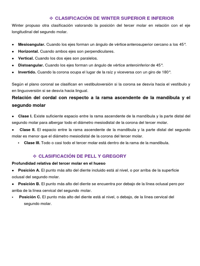 Clasificación de Winter Superior e Inferior | PDF | Naturaleza