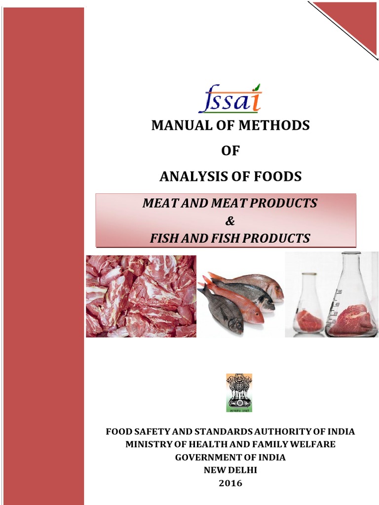 Manual of Methods OF Analysis of Foods: Meat and Meat Products & Fish ...