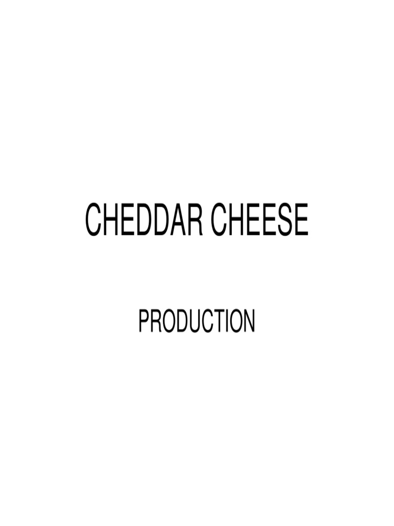 Cheddar Cheese Slideshow | PDF
