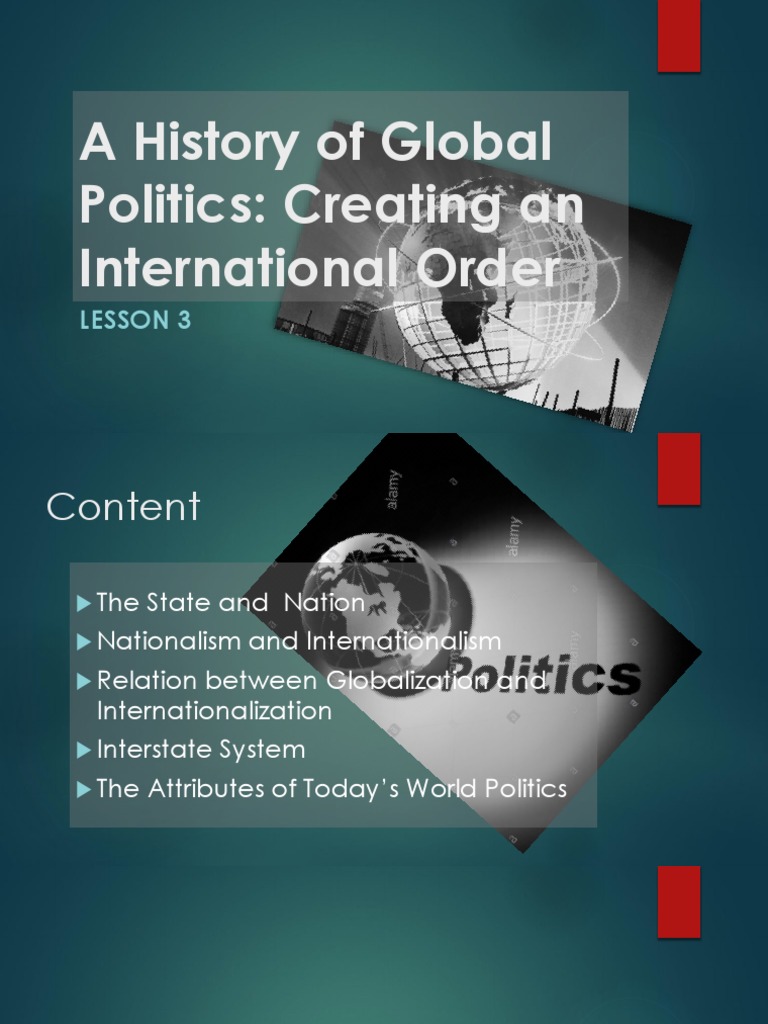Global Politics: States and Nationalism | PDF | Communist International ...
