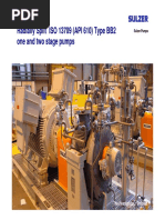 Sulzer Pump Operating Manual | PDF | Bearing (Mechanical) | Rust