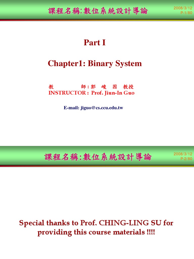 DLD Part1 Chapter1 | PDF | Binary Coded Decimal | Subtraction