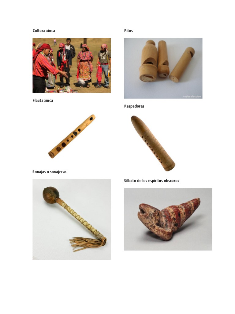 Instrumentos Musicales de la Cultura Xinca | PDF