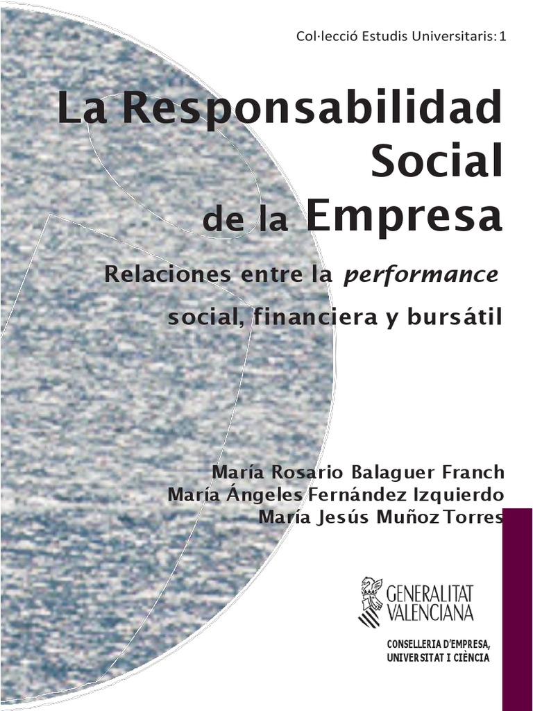 Libro Responsabilidad - Social - Empresa - WORD | PDF | Responsabilidad social corporativa ...