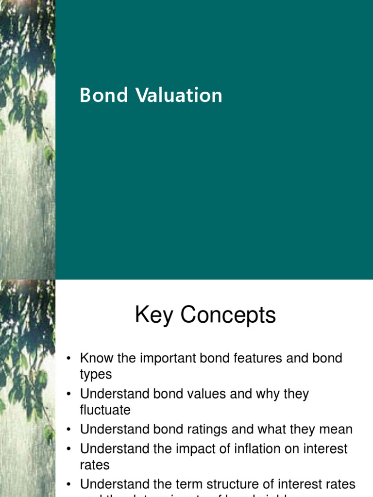Bond Valuation | PDF | Bond Duration | Bonds (Finance)