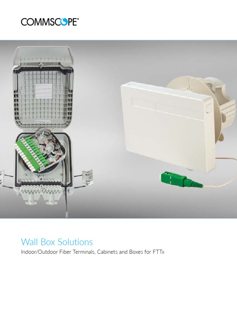 Indoor Outdoor Wall Box Solutions CA-110906-En | PDF | Fiber To The X ...