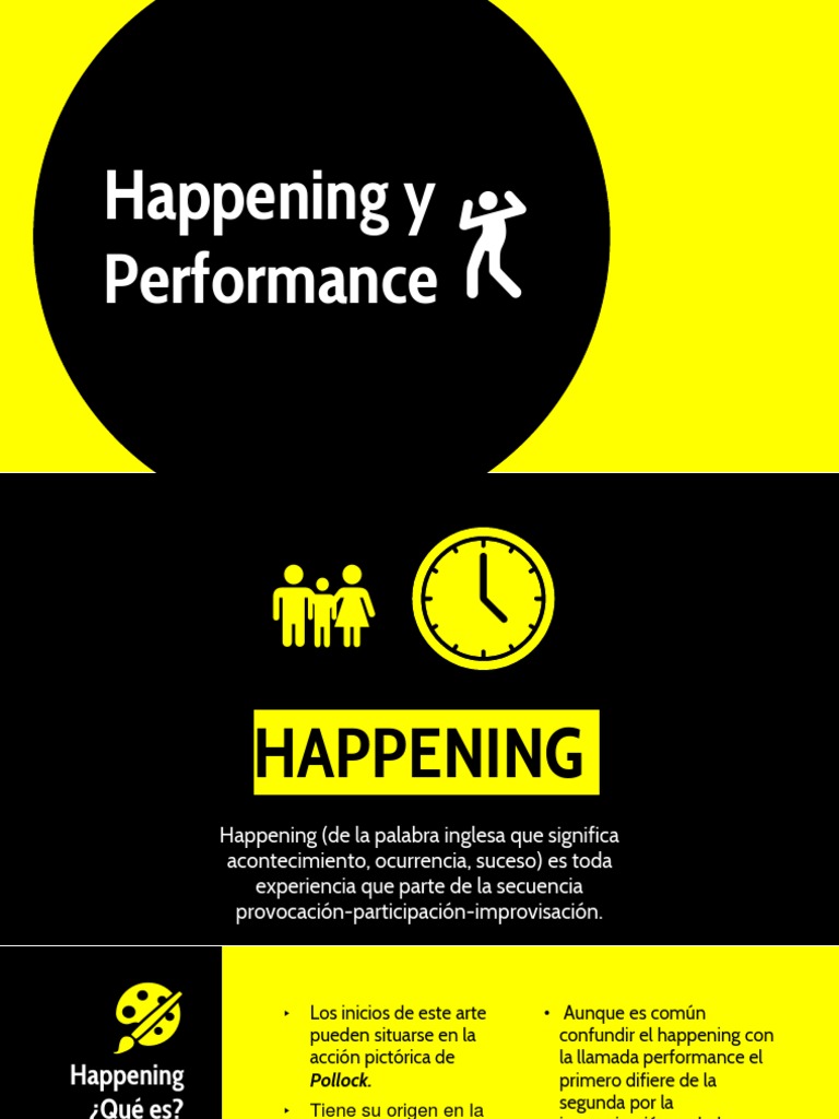 Performance | PDF | Arte de performance | Movimientos de arte