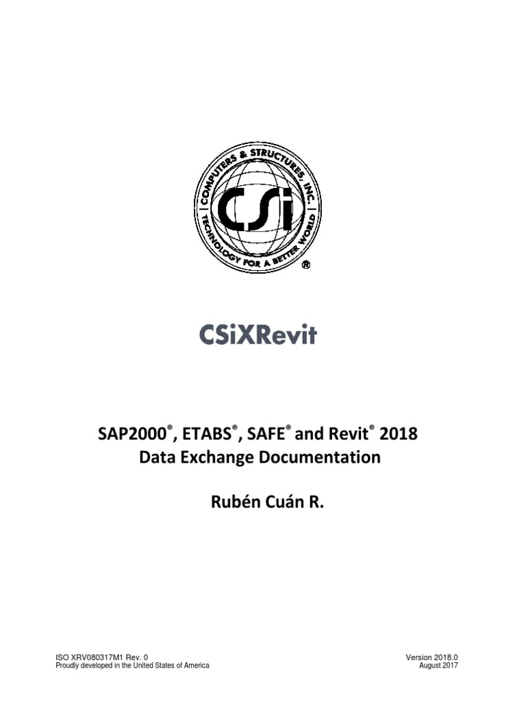 CSiXRevit 2018 Manual PDF | PDF | Autodesk Revit | Young's Modulus