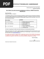 Invigilation Substitute Letter | PDF | Science And Technology | Engineering