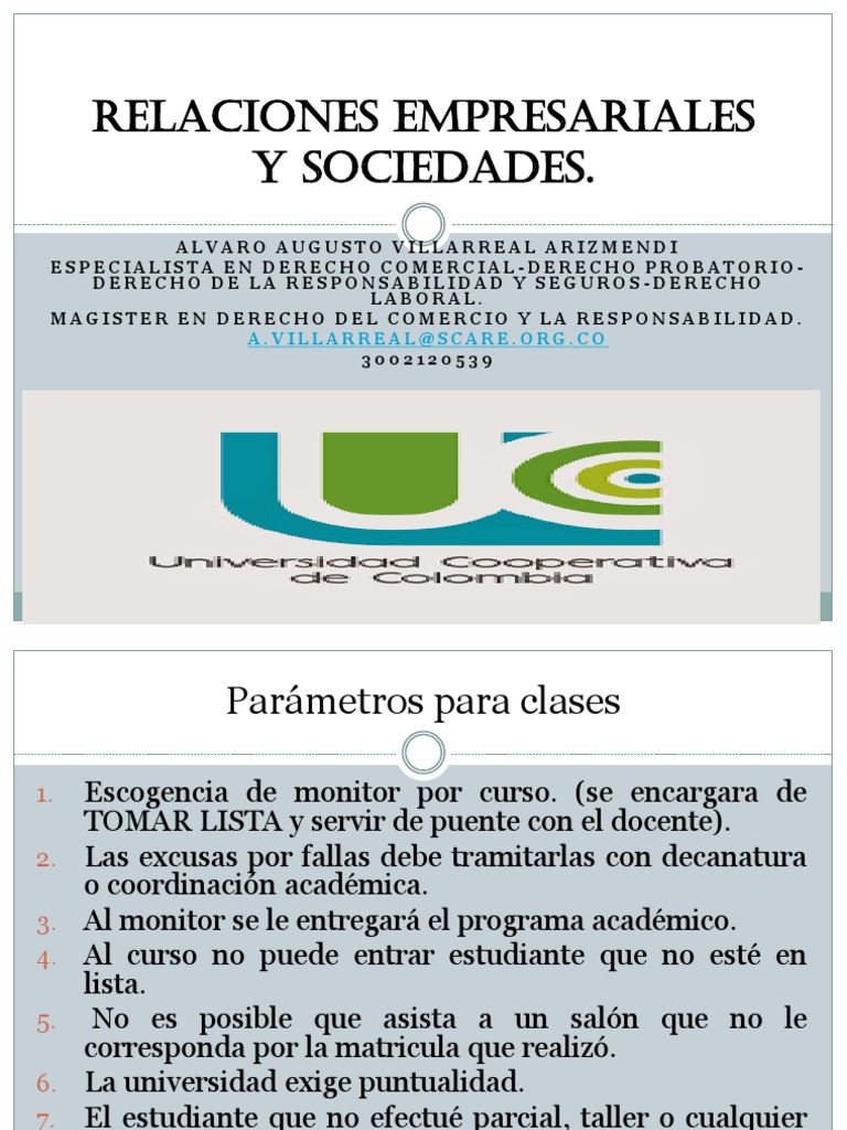 Sociedades ALVARO AUGUSTO VILLARREAL ARIZMENDI | PDF | Sociedad de responsabilidad limitada ...