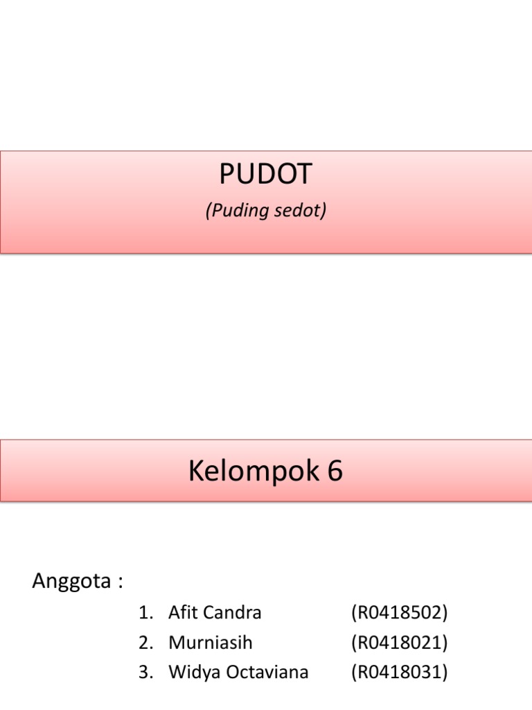 Manfaat dan Resep Pudot Buah Naga | PDF