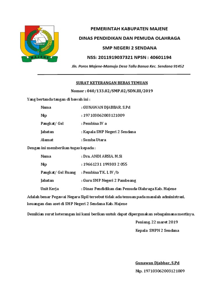 Pemerintah Kabupaten Majene | PDF